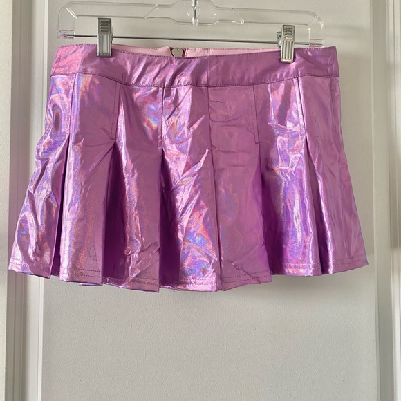 Dolls Kill | Skirts | Holographic Mini Skirt | Poshmark